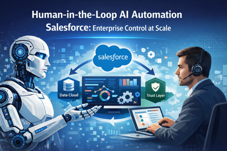 Human-in-the-Loop AI Automation in Salesforce for Enterprises